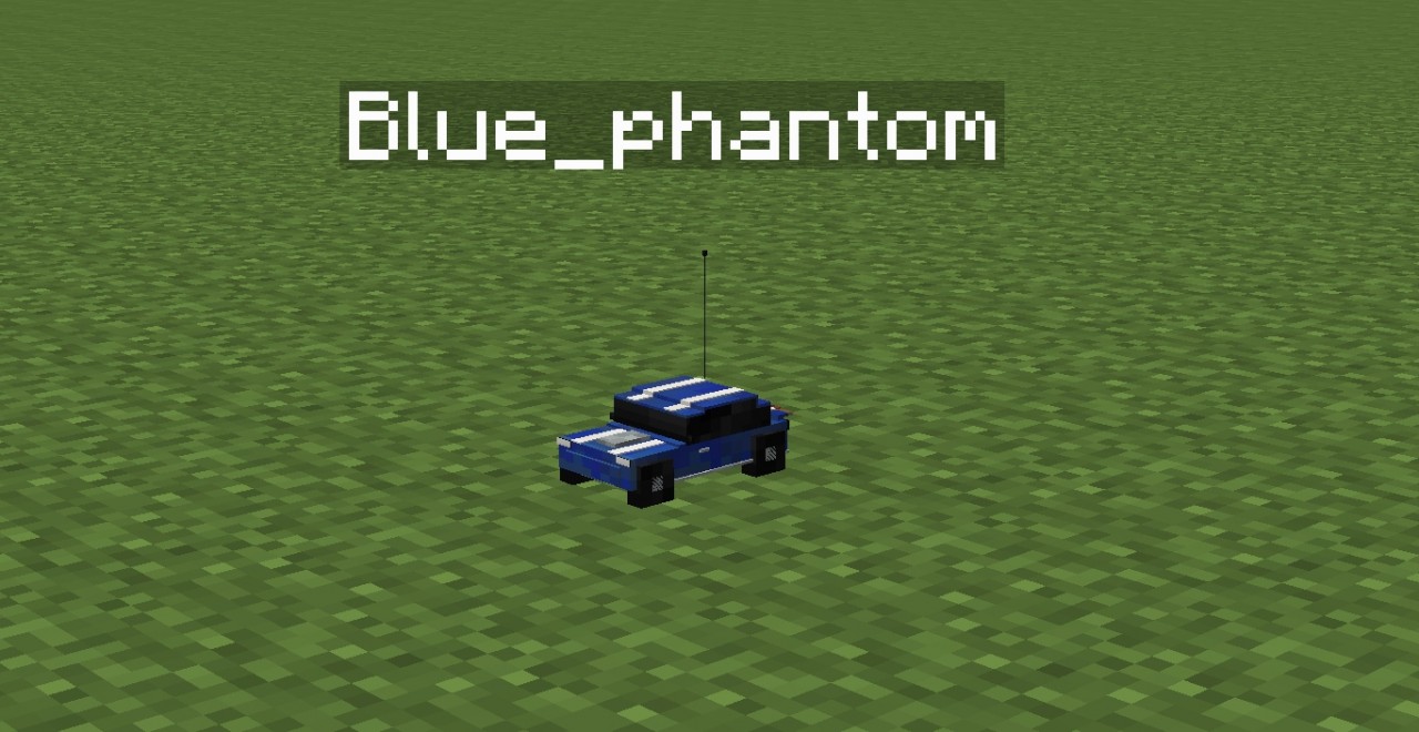 Minecraft R/c car in vanilla with two command blocks Minecraft Map
