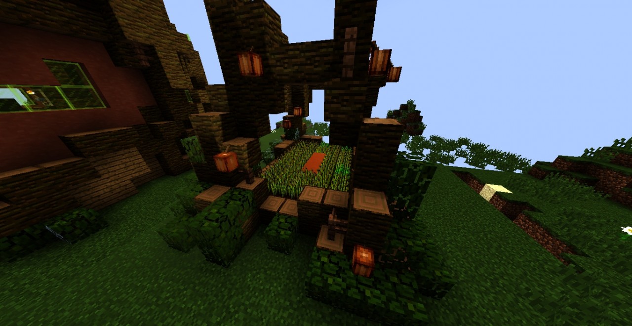 Jungle House w/ Farm Minecraft Map
