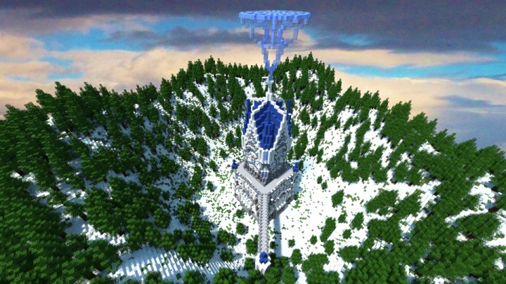 The Lonely Ice Tower Minecraft Map