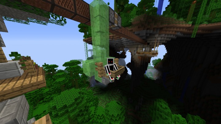 Simple Cable Car Minecraft Map