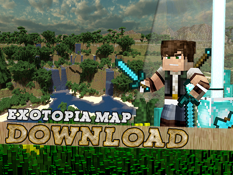 Exotopia - Epic 30 Billion Block Custom Map! Minecraft Map