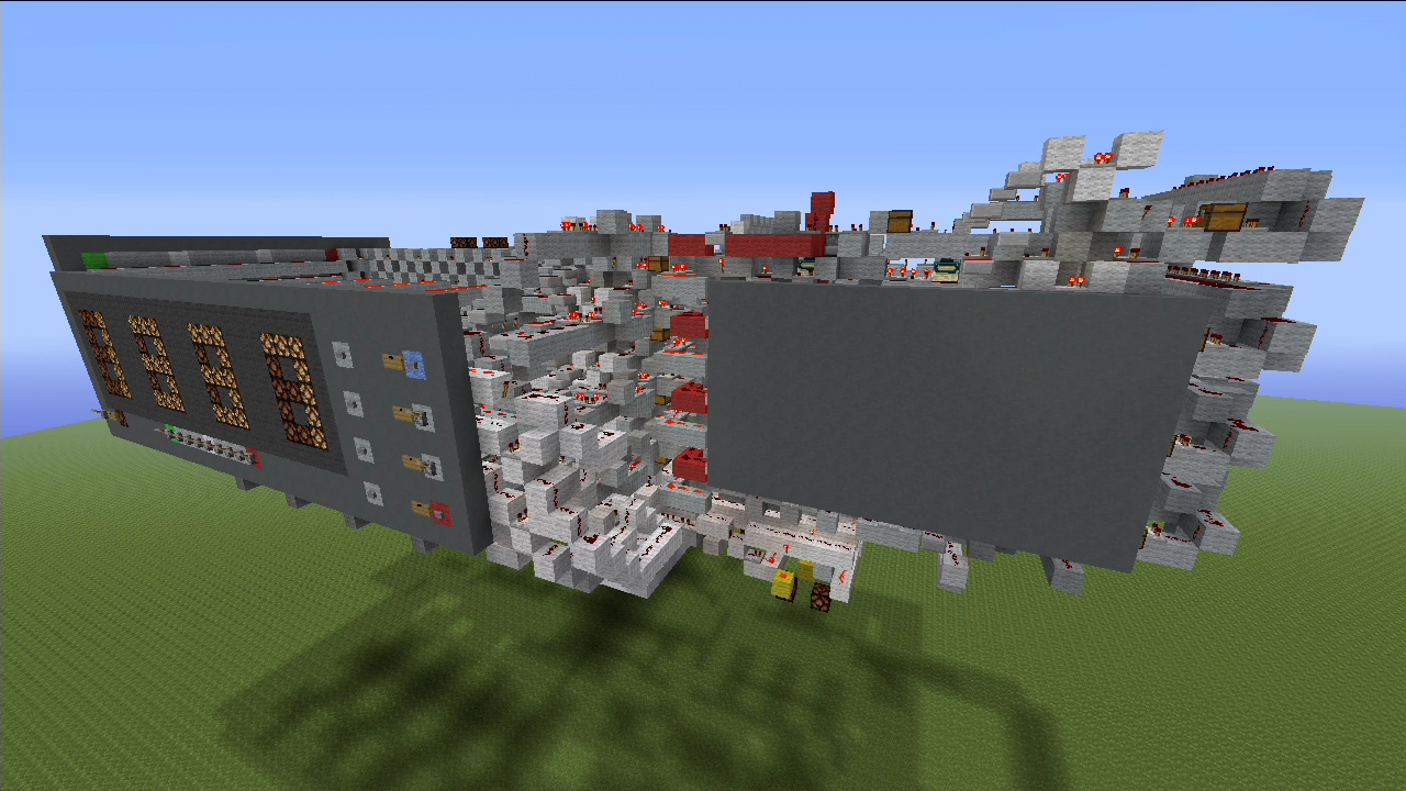 Minecraft Xbox '16 Bit' Analog Computer Minecraft Map