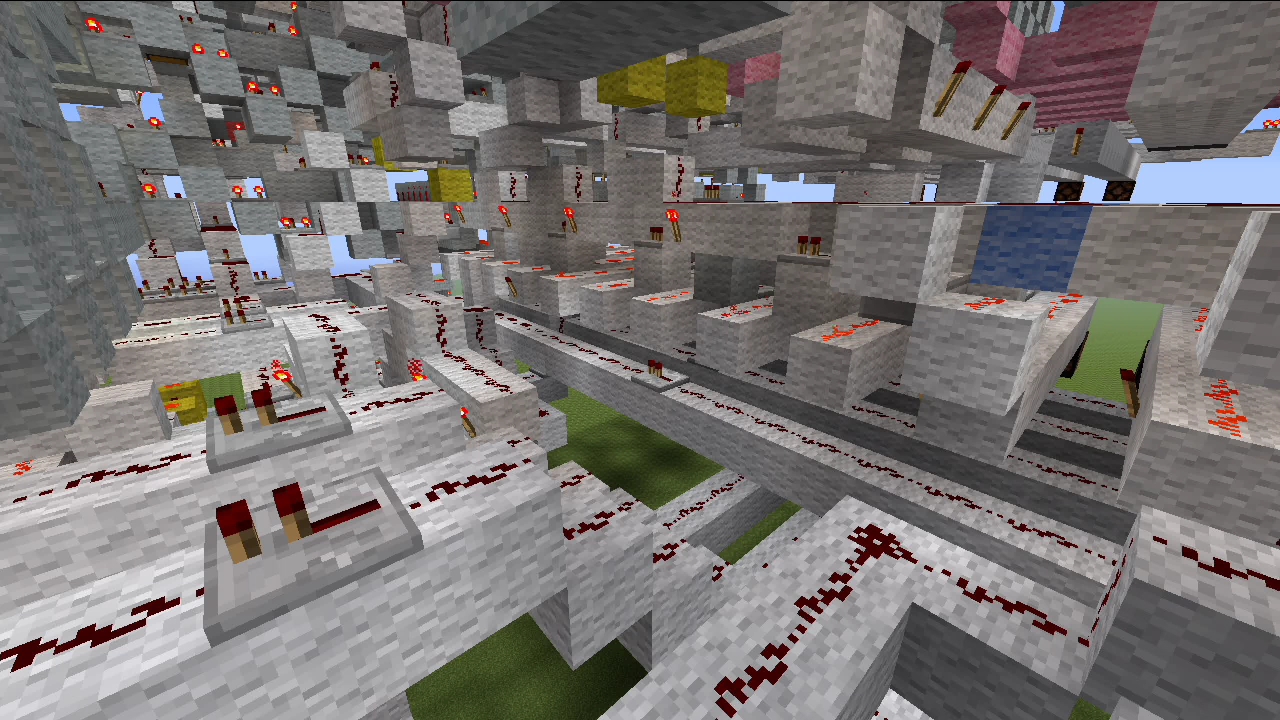 Minecraft Xbox '16 Bit' Analog Computer Minecraft Map