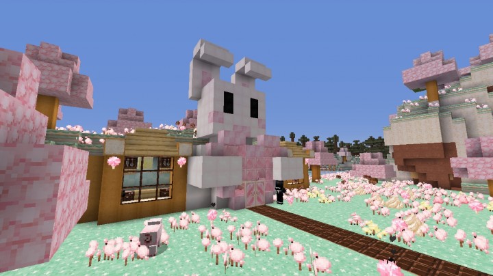 Delphron's 100 Bunny Challenge Minecraft Map