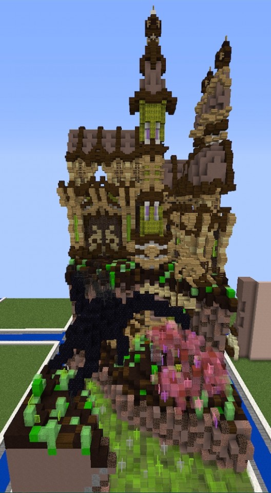 Alien/Fantastic Plot on Creative Blocks server Minecraft Map