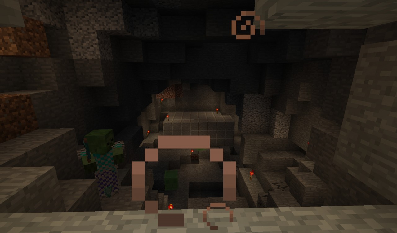 Cave Land (New Dimension!!!) Minecraft Project