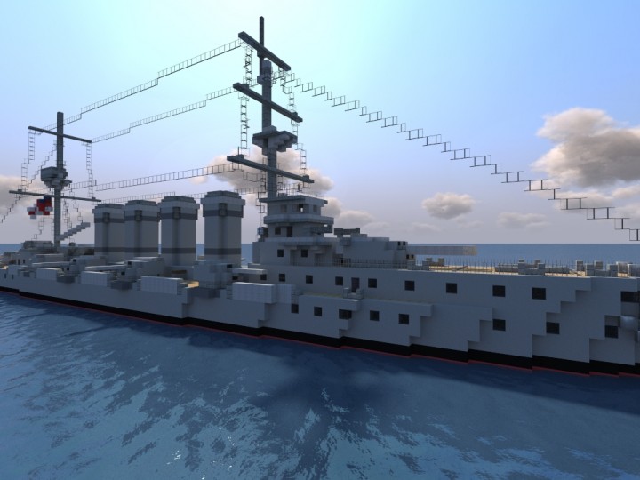 HMS Hunter - Venator Class Cruiser Minecraft Map