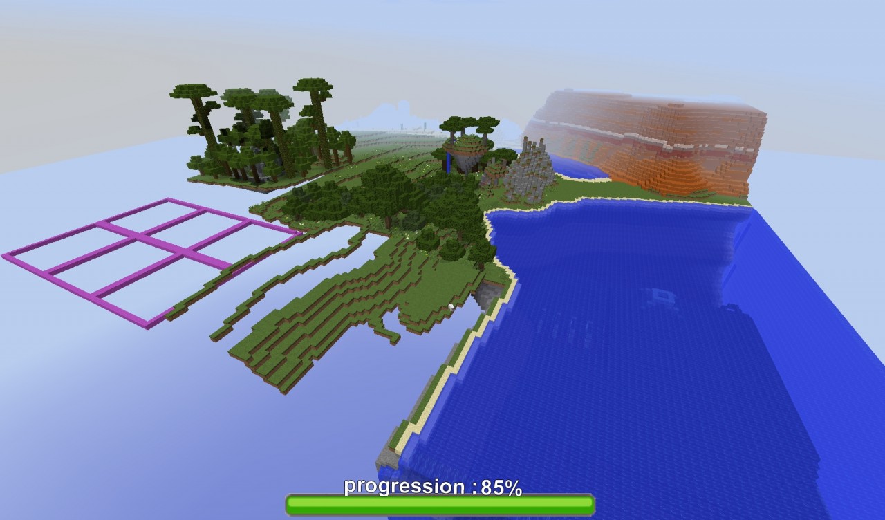 survival world , created by hand !!! Minecraft Map