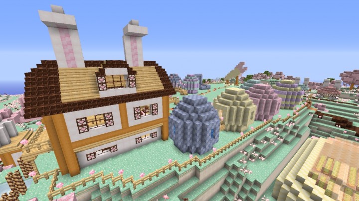 Delphron's 100 Bunny Challenge Minecraft Map