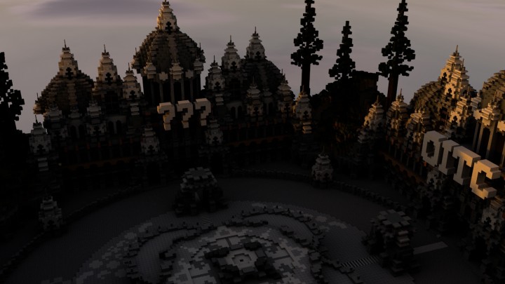 Structured Server Hub Minecraft Map