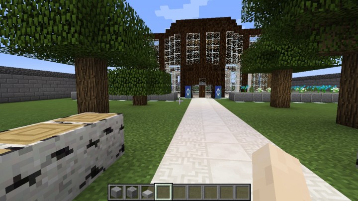 Wood Based, Bluet Manor Minecraft Map