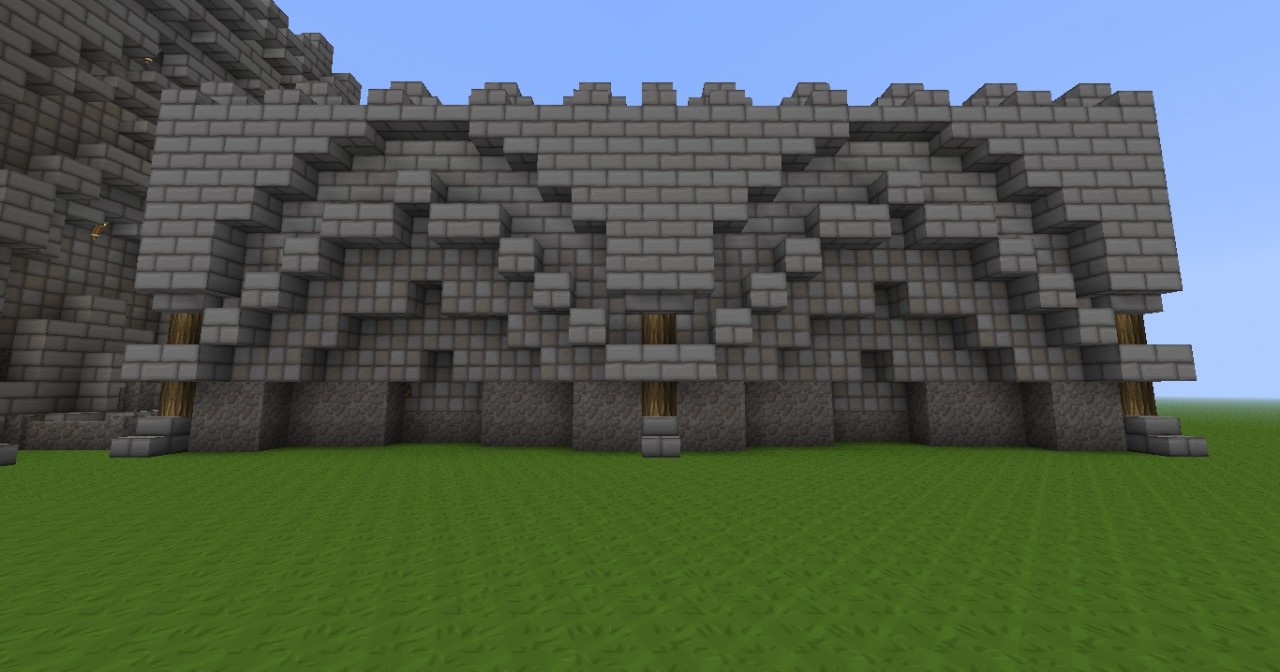 Medieval Wall and Tower Bundle Minecraft Map