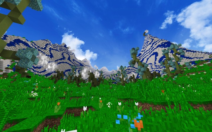 Crazy Alien Planet [1Kx1K] [alien planet edition] Minecraft Map