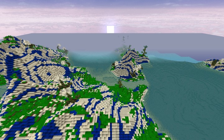 Crazy Alien Planet [1Kx1K] [alien planet edition] Minecraft Map