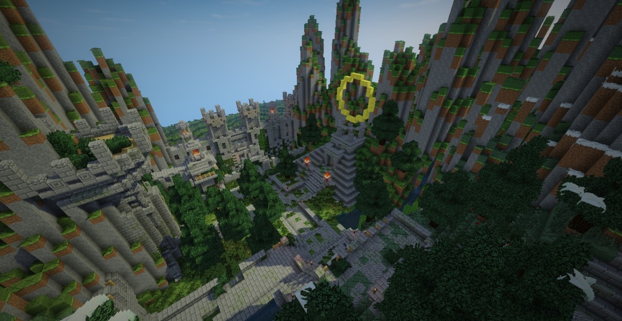 Derelict temple (Server spawn) Minecraft Map
