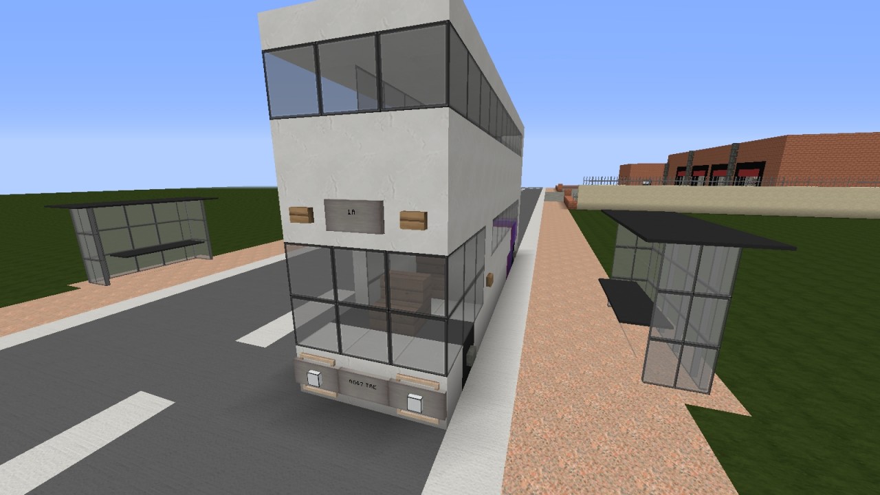 British double decker bus (eastern counties) Minecraft Map