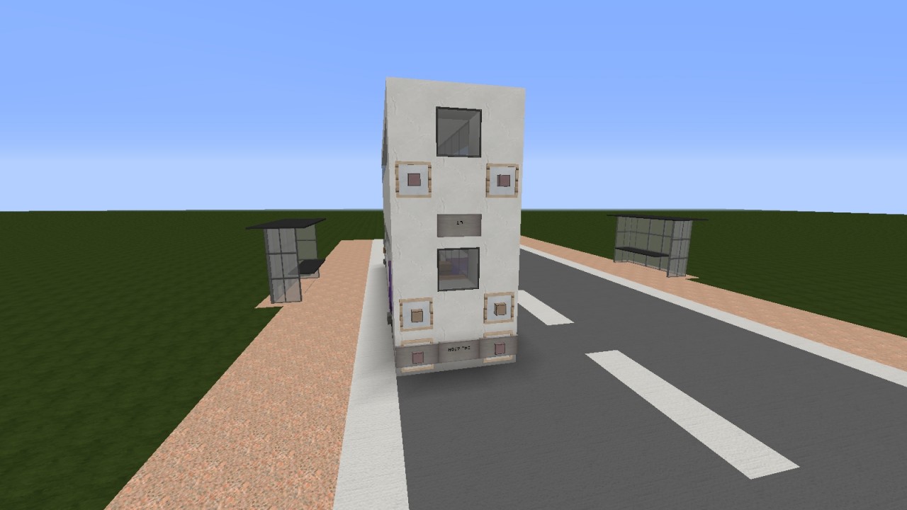 British double decker bus (eastern counties) Minecraft Map