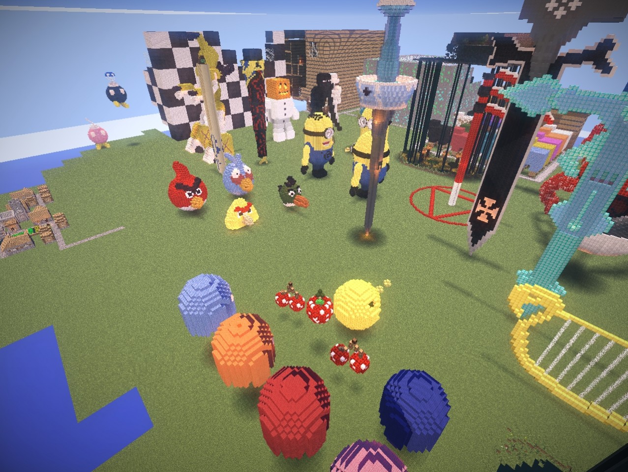 PixelWorld!! A World never seen before! Minecraft Map