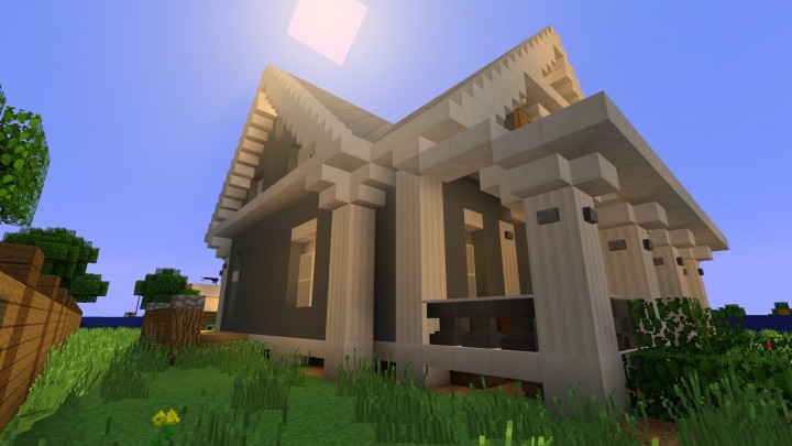 New England Modern House Minecraft Map