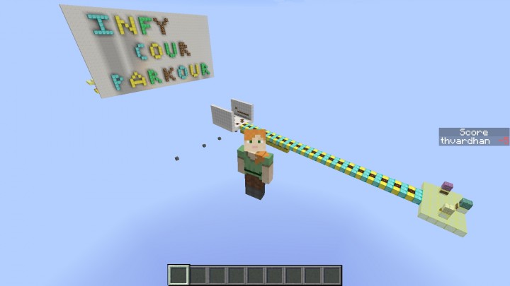 Infy-Cour Parkour Episode 1 Minecraft Map