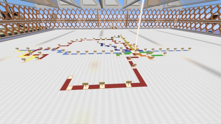 Nazca Railway - Los Sengas Division Minecraft Project