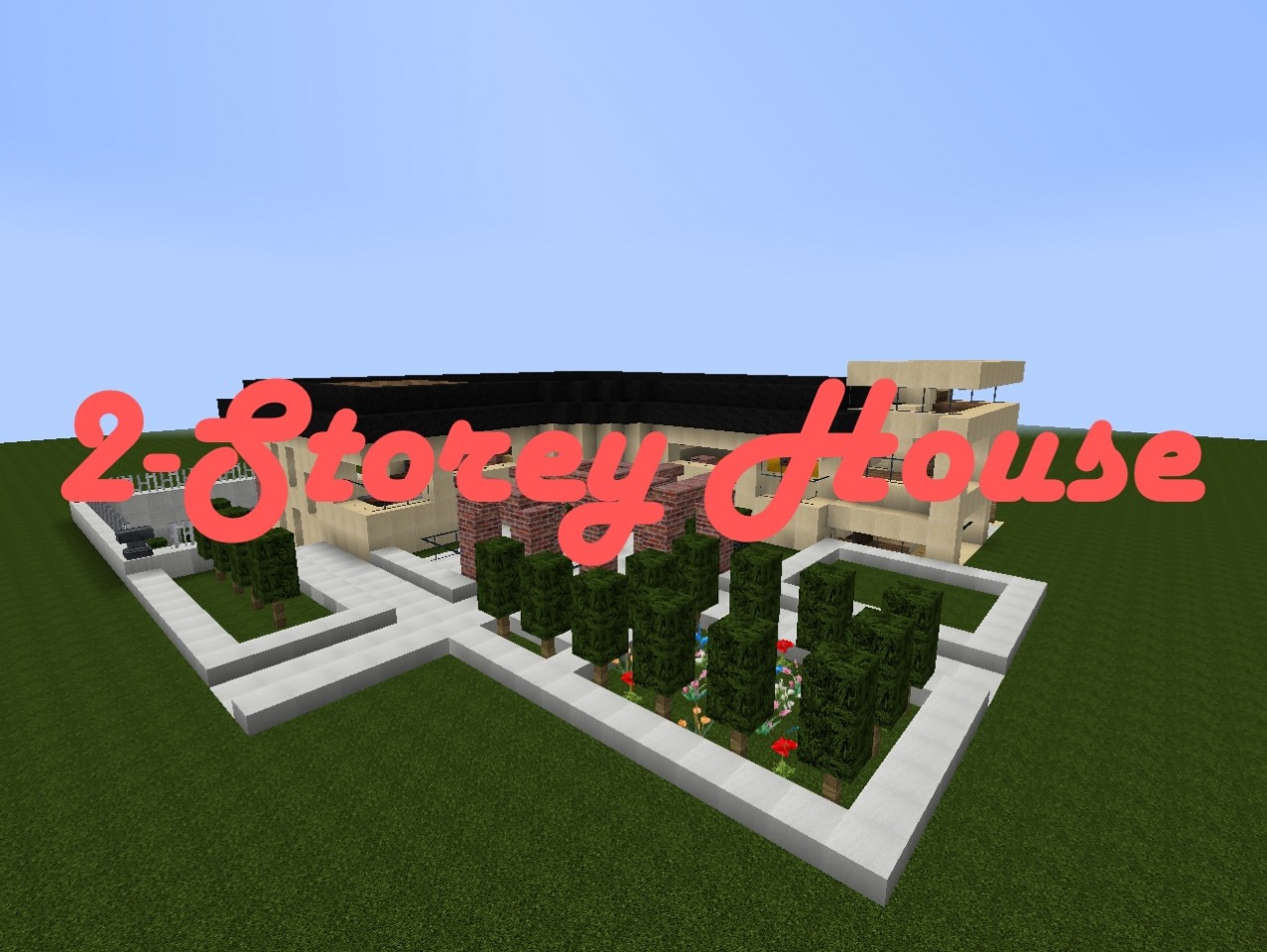 2-Storey Small House Minecraft Map