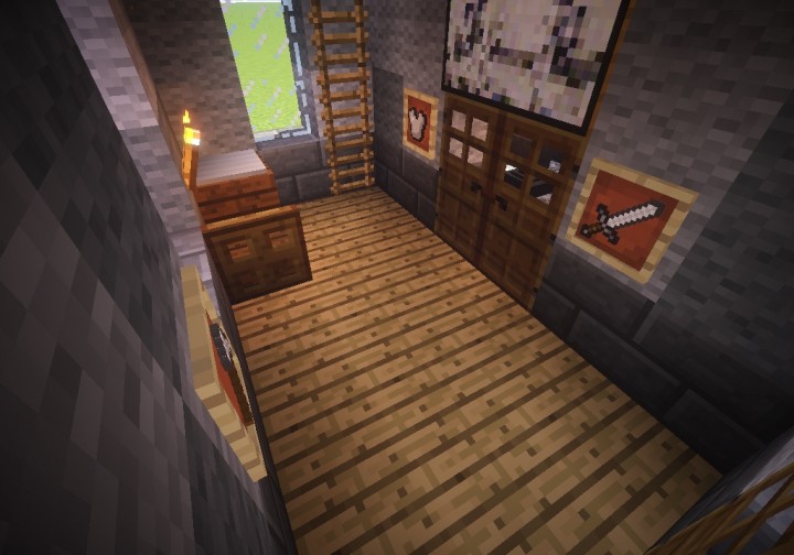 Small Medieval Blacksmith Minecraft Map