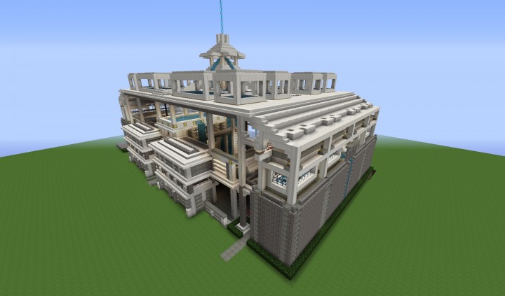 Elegant Spawn Building Minecraft Map