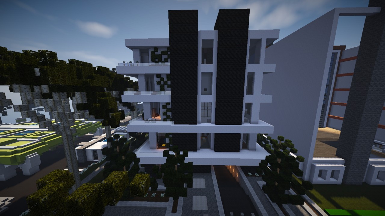 Modern Apartment Complex Minecraft Map