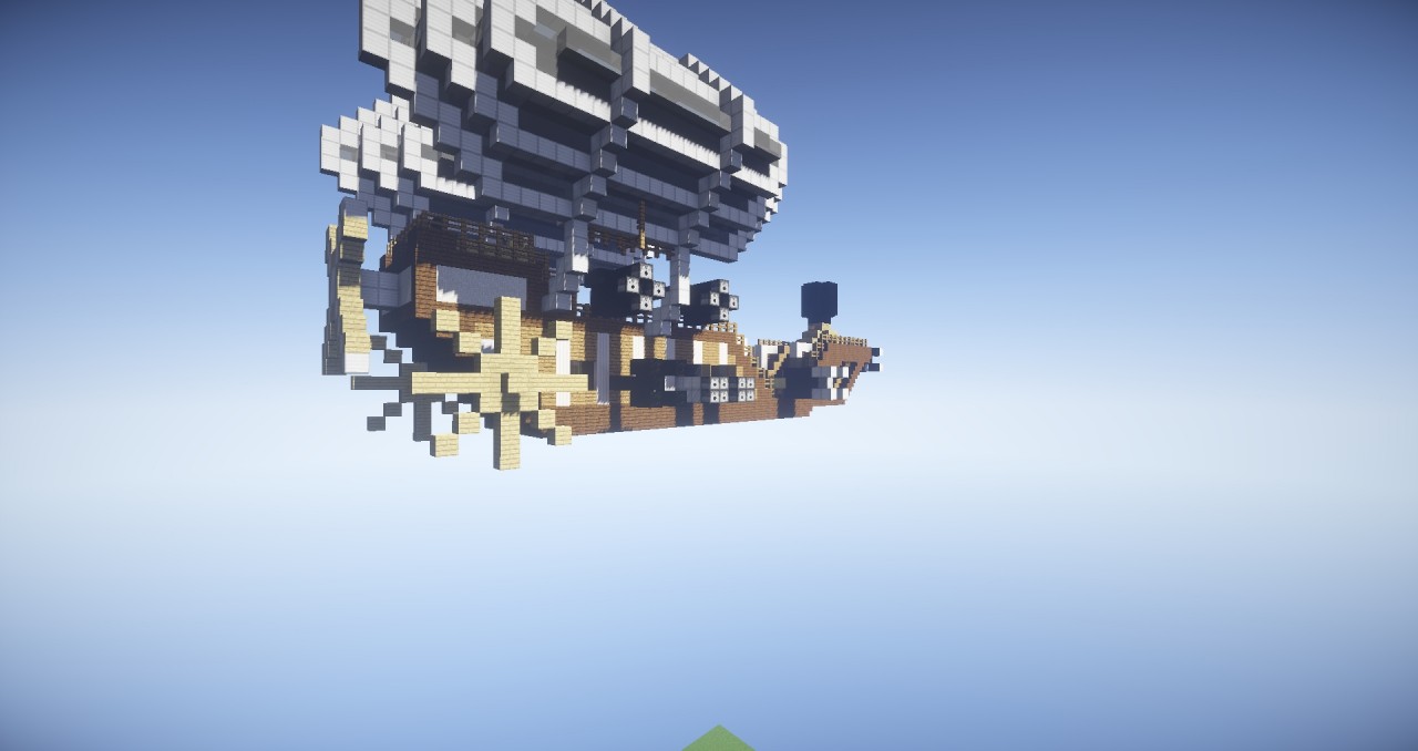 Steampunk Airship - Minecraft Build Minecraft Map