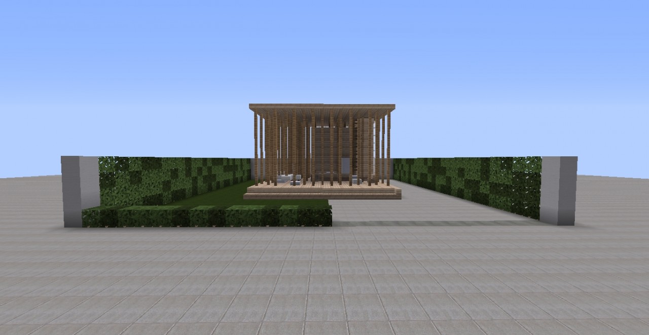 "Open Air" Modern Home Minecraft Map