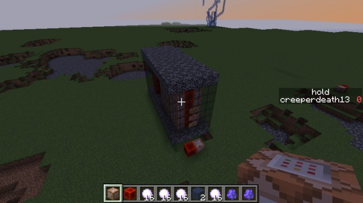 Meteors (and Rainbows) in ONE COMMAND! Minecraft Map