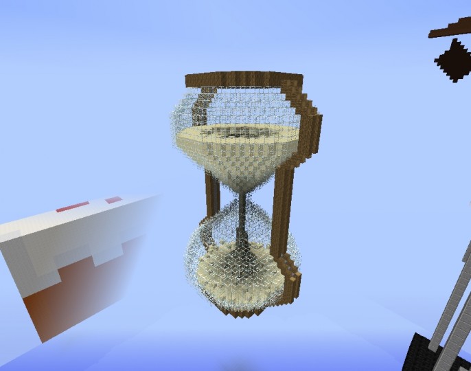 Hour Glass and Newton's Cradle all in One! Minecraft Map