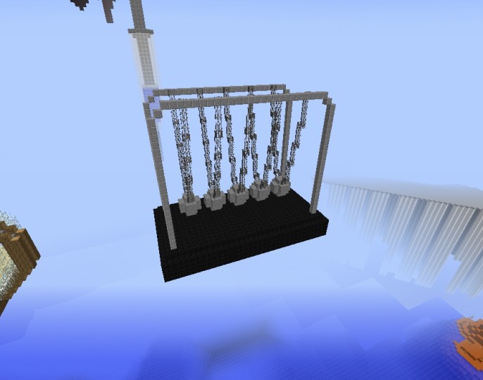 Hour Glass and Newton's Cradle all in One! Minecraft Map
