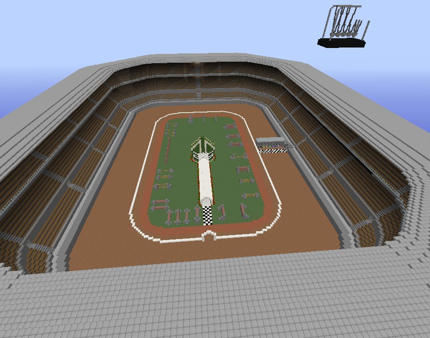 Horse Racing Stadium Minecraft Map
