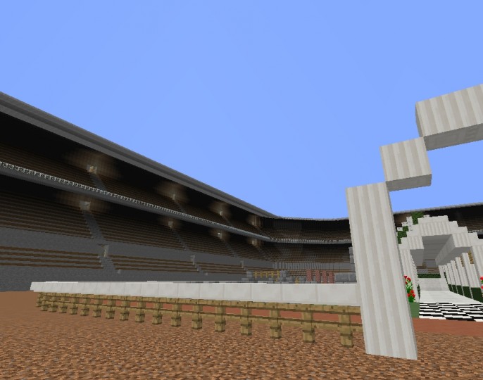 Horse Racing Stadium Minecraft Map