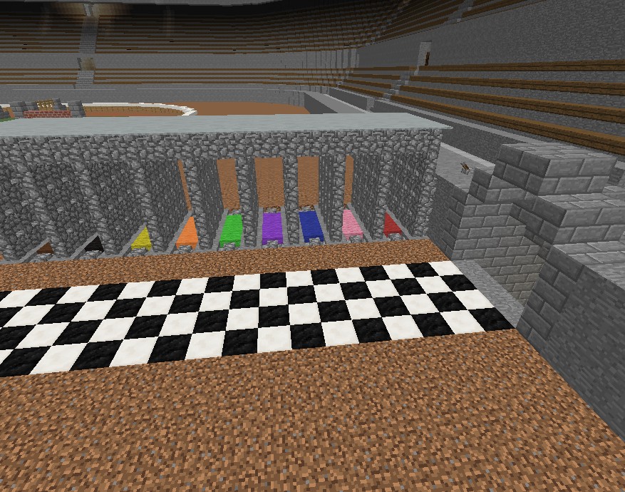 Horse Racing Stadium Minecraft Map