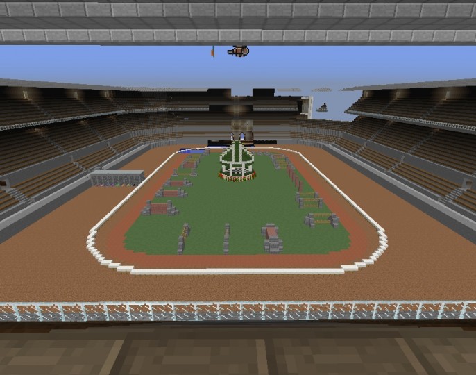 Horse Racing Stadium Minecraft Map