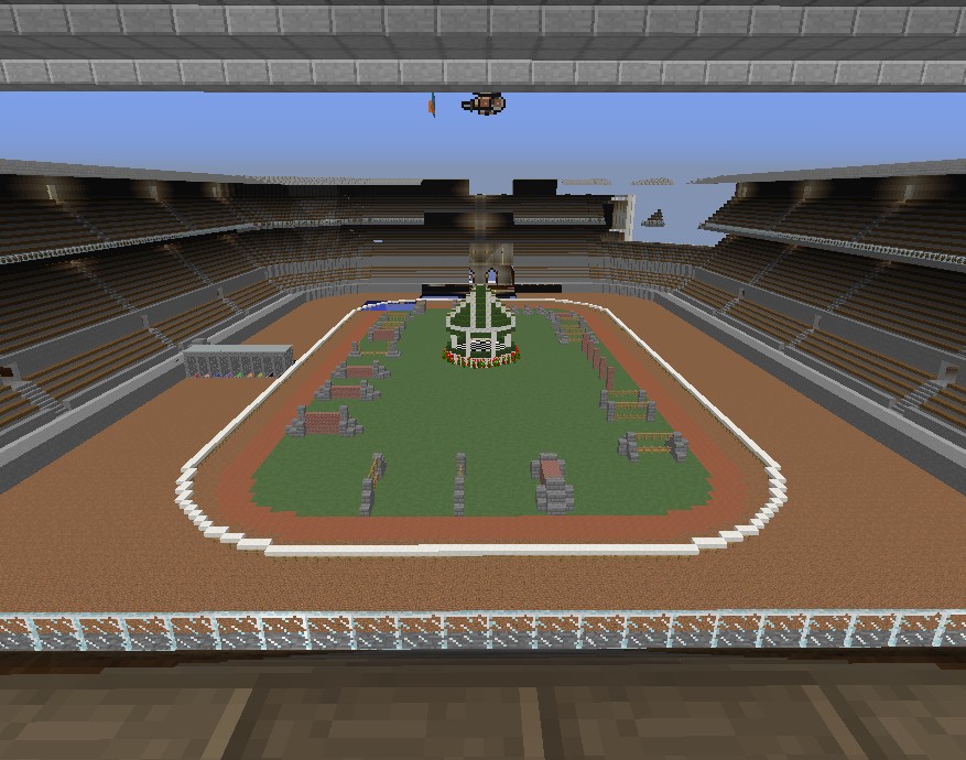 Horse Racing Stadium Minecraft Map