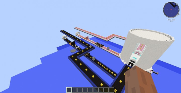 lucky block race for pat and jen Minecraft Map