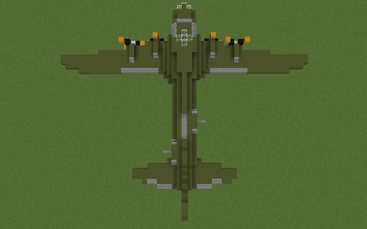 Boeng B17G Flying Fortress Minecraft Map