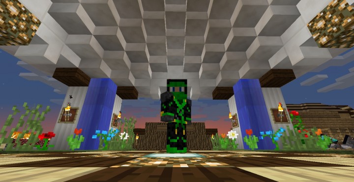 Skyblock central island spawn area Minecraft Map