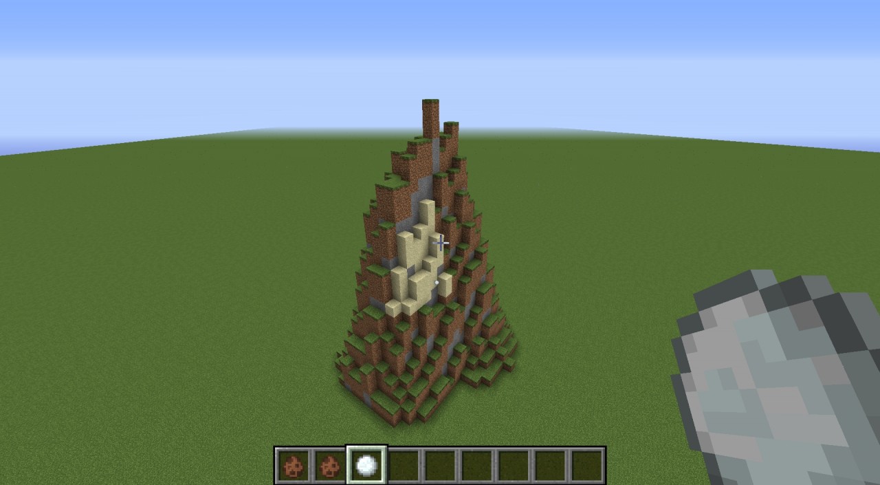 MOUNTAINS IN ONE CLICK - Terrain generation with command blocks ...