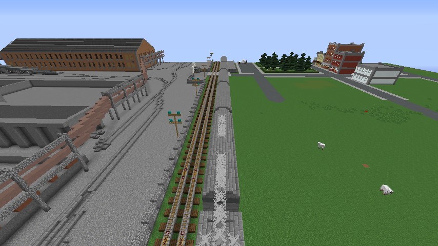 New York Central Railroad Streamlined J3 Hudson Minecraft Map