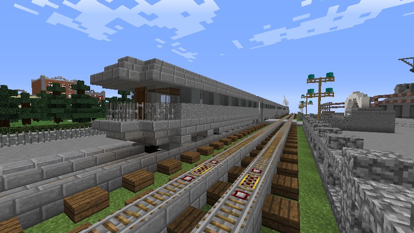New York Central Railroad Streamlined J3 Hudson Minecraft Map
