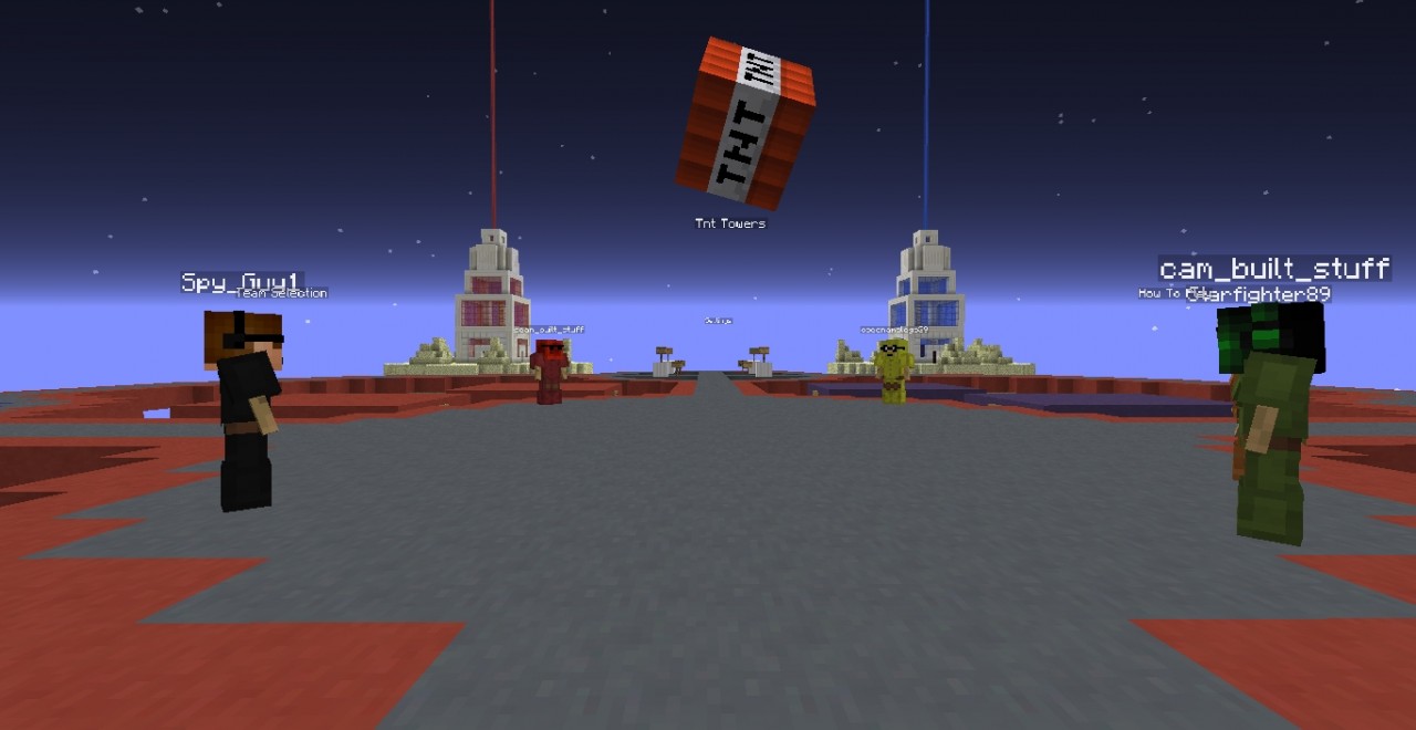 Tnt Towers: Minigame by the SpyCraft Build Team Minecraft Map