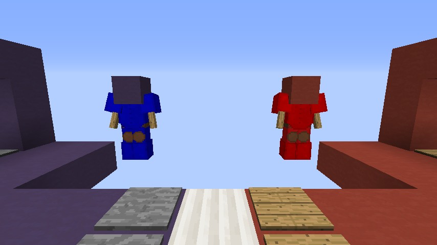 Red Vs. Blue PvP Minecraft Map
