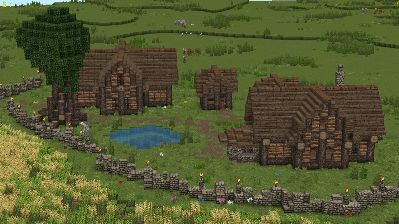 Medieval Wheet Farm Minecraft Map