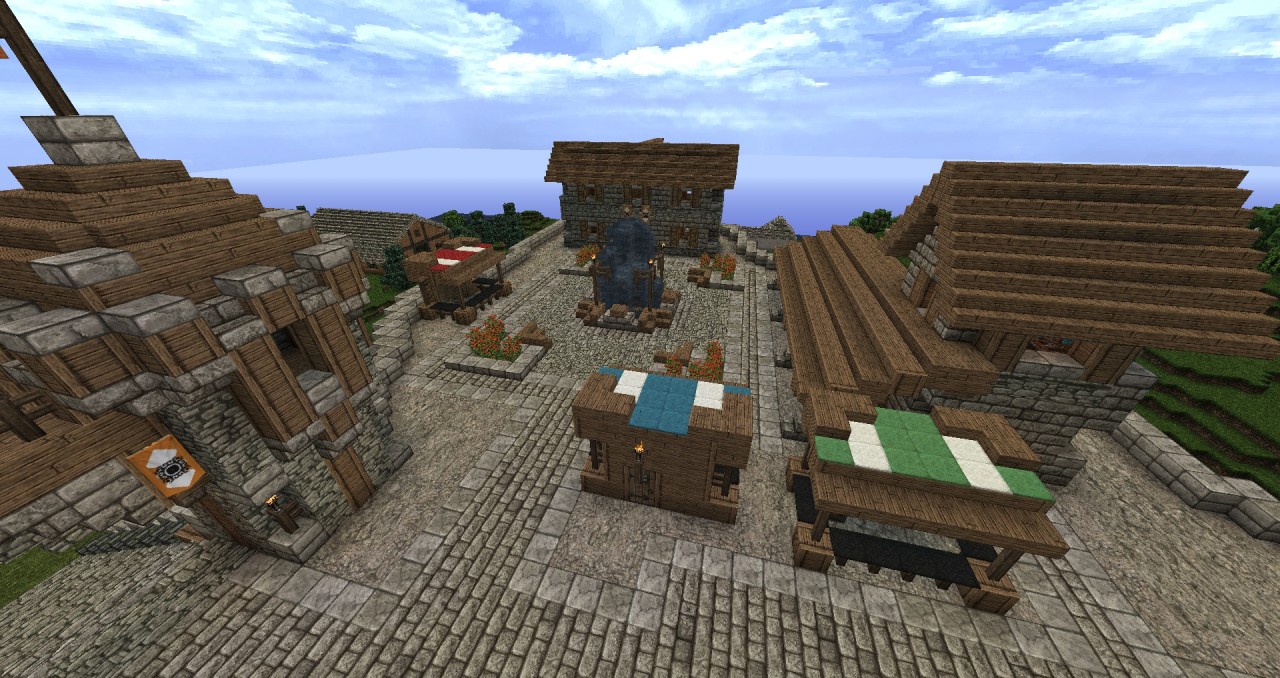 The Medieval Fortified City Minecraft Map