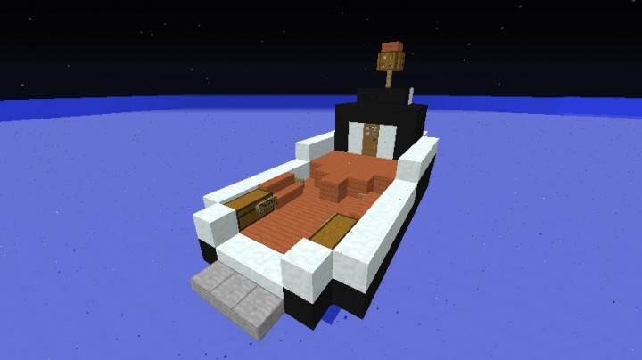 Minecraft Mini - Fishing Boat Minecraft Map